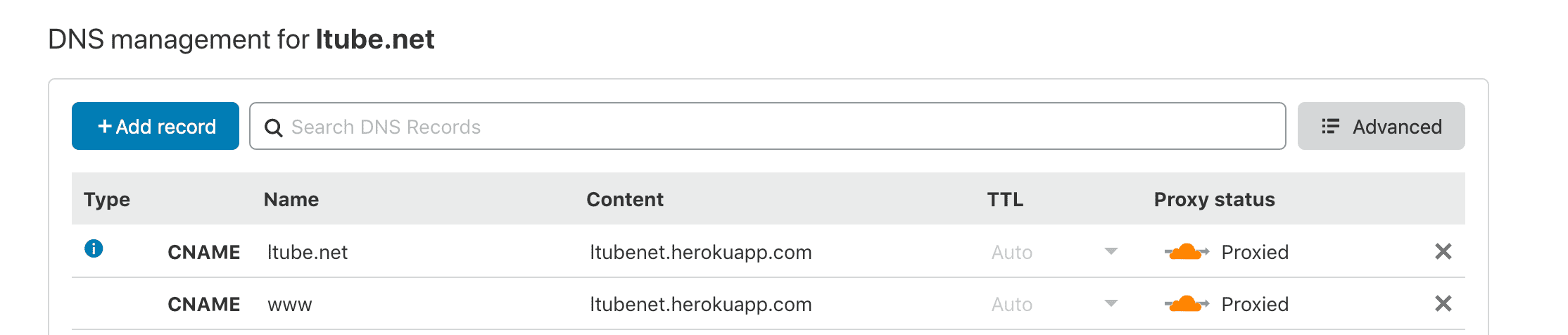 Как развернуть свой проект и не стать devops'ом: дружим heroku с cloudflare. | Outofmemory